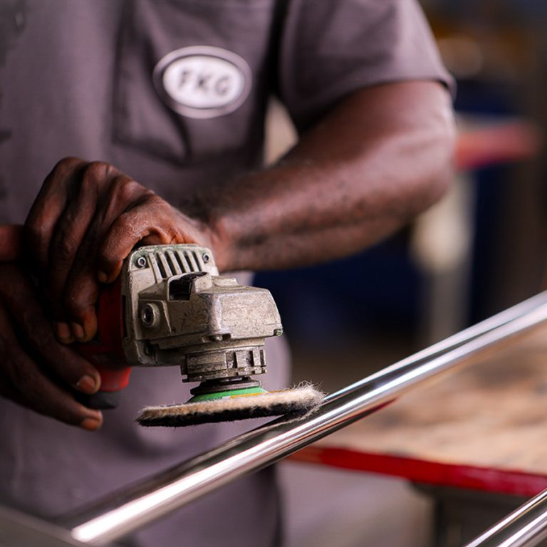 Metal Fabrication – Cutting, Bending, Rolling – FKG Marine Rigging ...